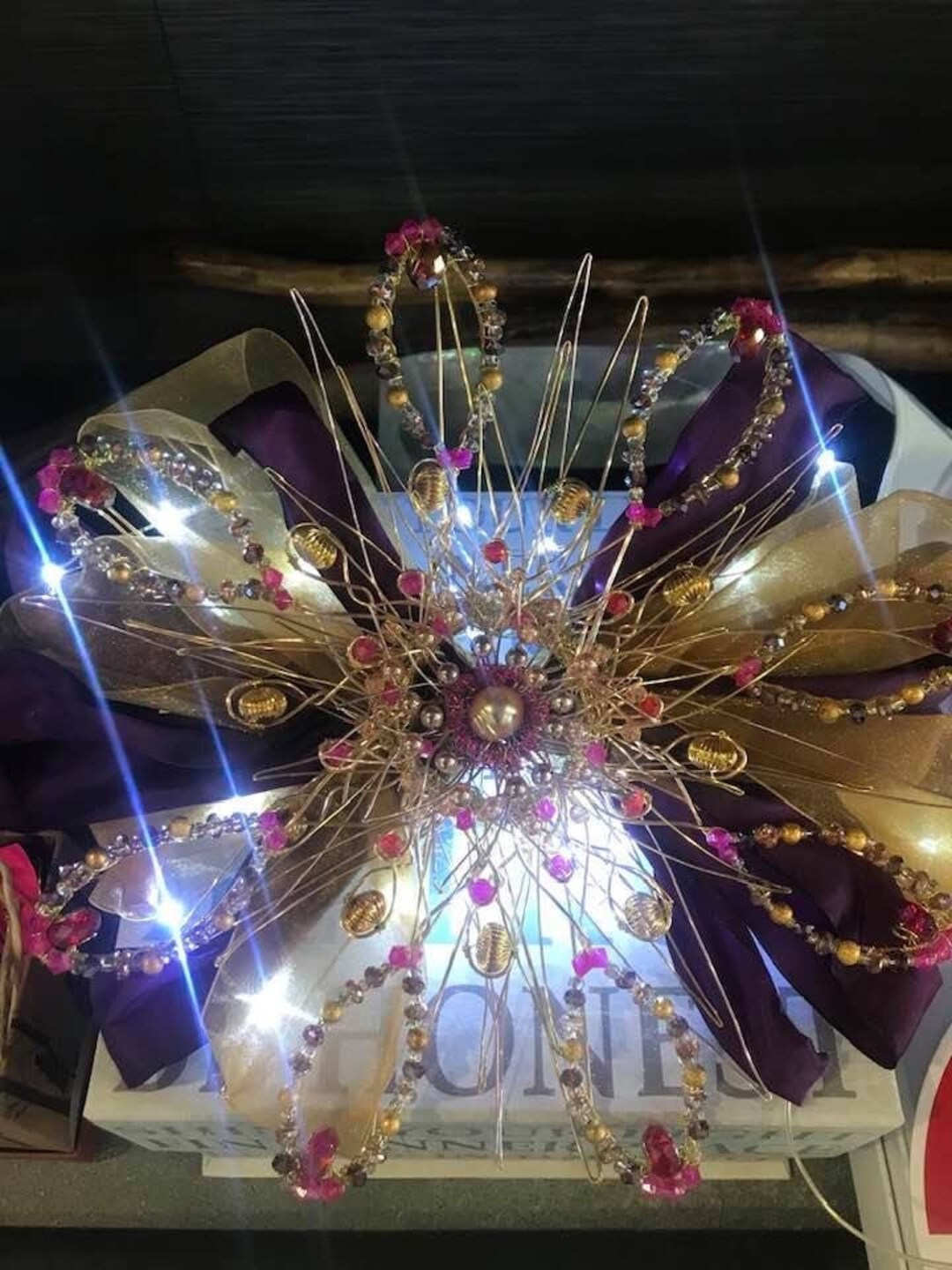 Lighted Christmas Tree Topper ~ Christmas Tree Topper Snowflake ~ Star ...