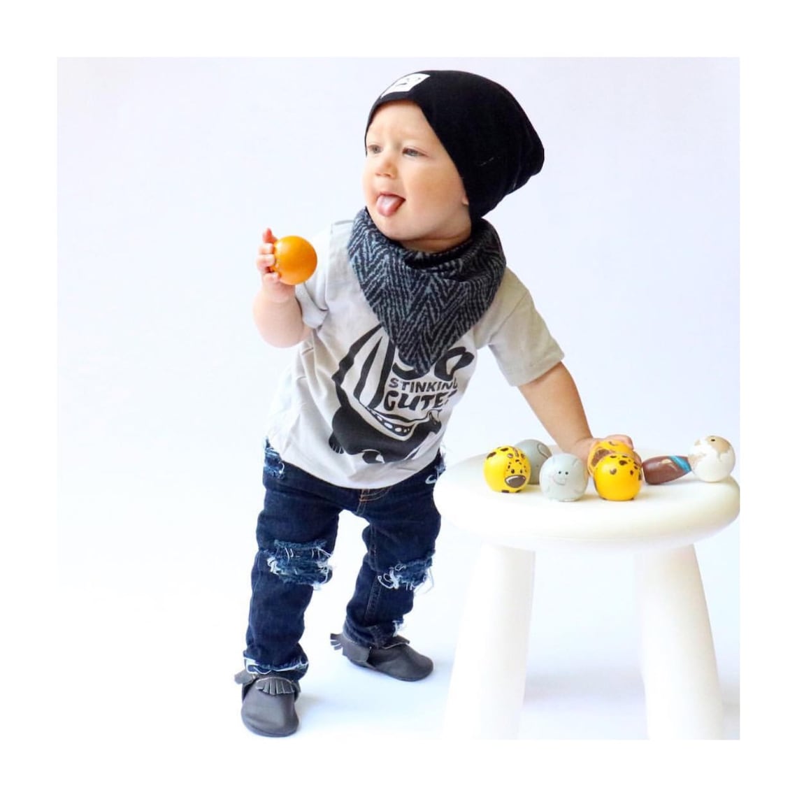 Jane / John Jeans - Baby , Toddler , Kids - Unisex Hand - Distressed ...