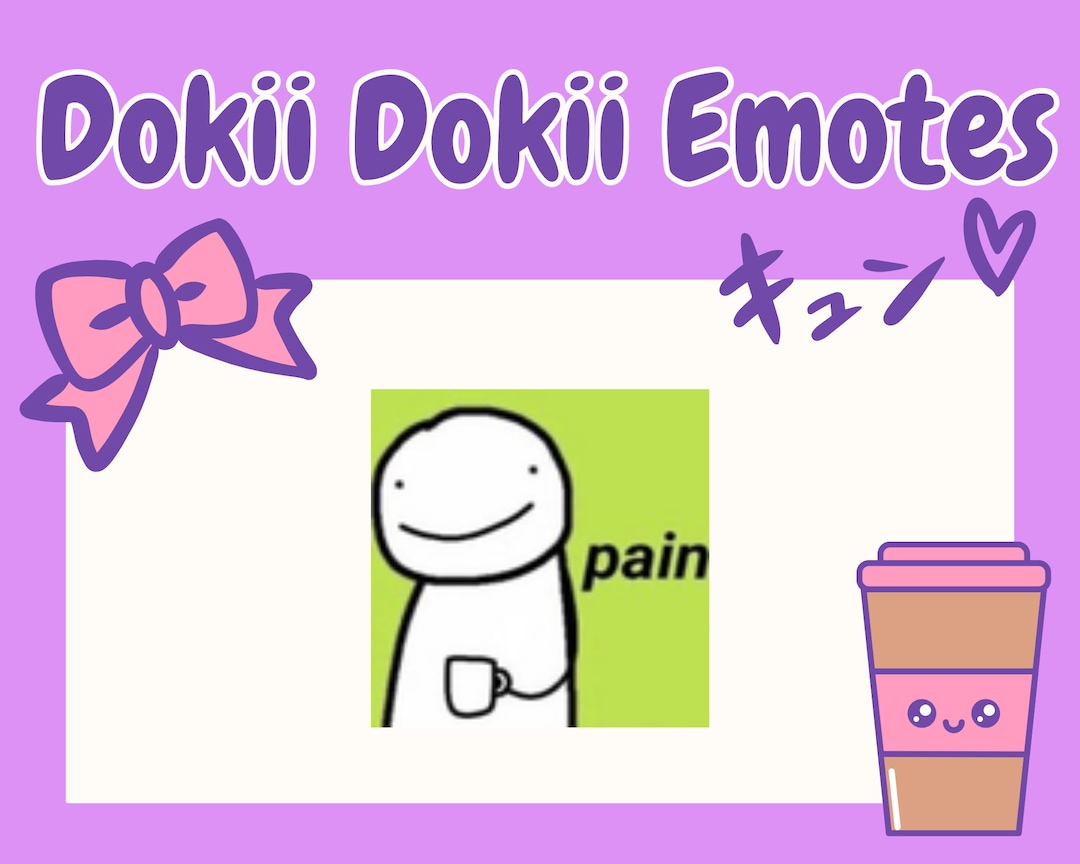 Pain Emote Hide the Pain Twitch Discord Instant Download - Etsy