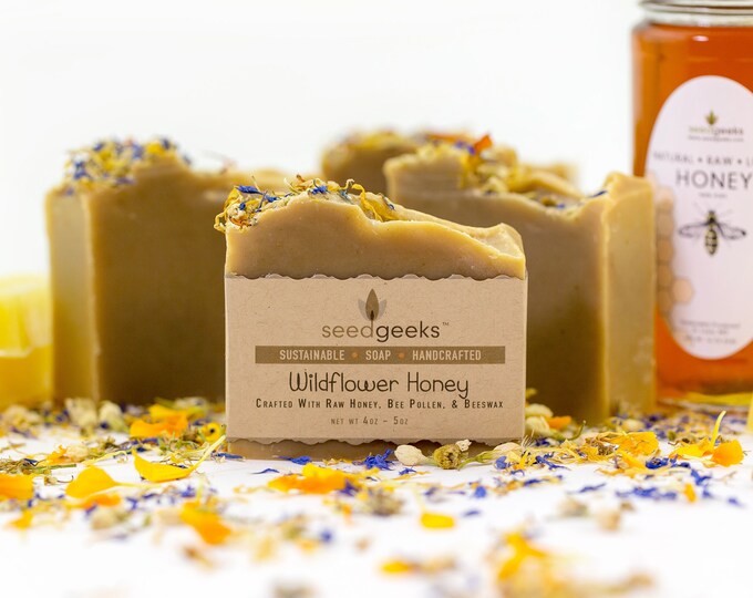 Wildflower Honey Soap - Handmade Soap, Natural Soap, Homemade Soap ...