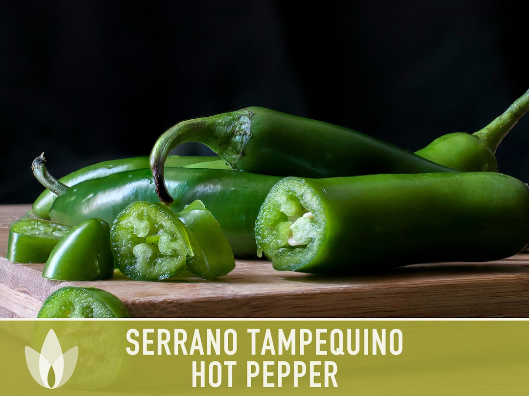 Serrano Tampiqueno Hot Pepper Heirloom Seeds Mexican - Etsy