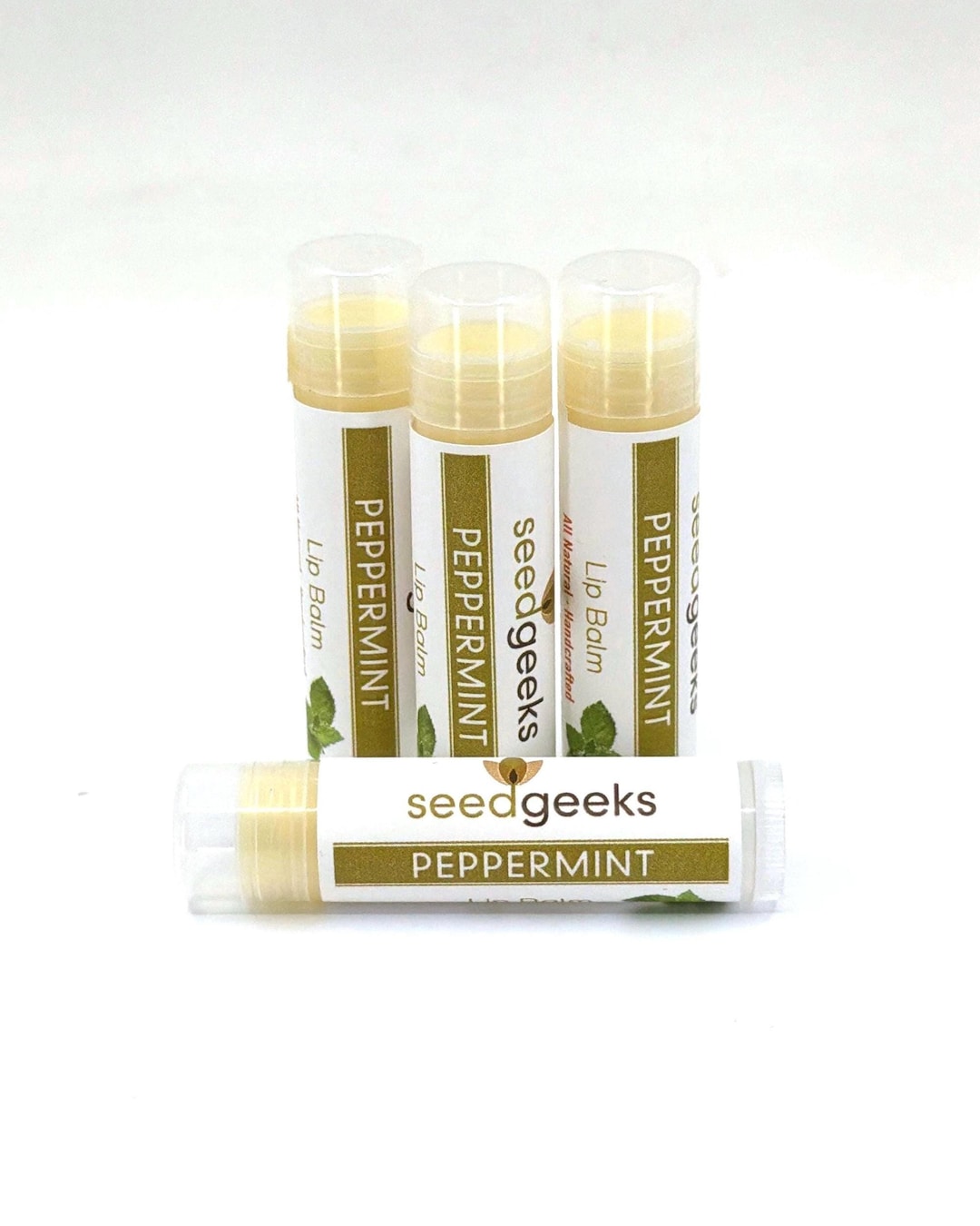 Peppermint Lip Balm – Natural Chapstick With Beeswax, Cocoa Butter ...