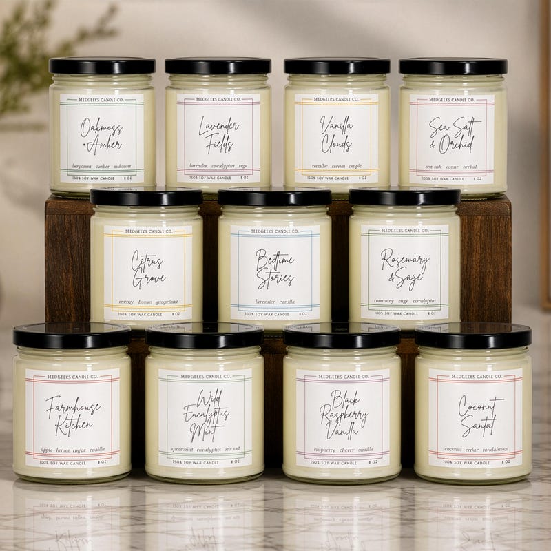 Handmade Herbal Candles - Etsy