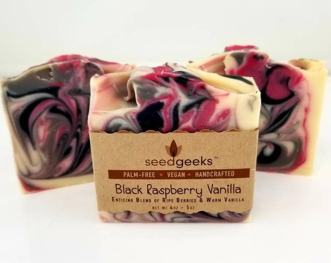 Black Raspberry Vanilla Handcrafted Soap, Soap Bar, Fancy Soap, Artisan Soap, Fruity Soap - Etsy