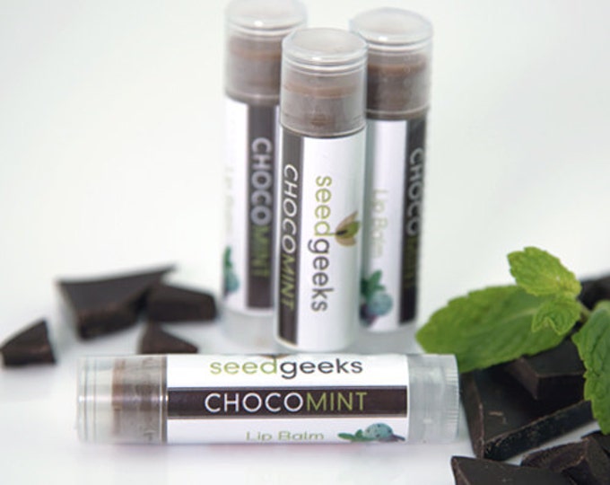 Chocolate Lip Balm - Etsy