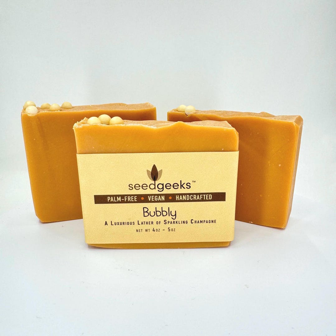 Champagne Handmade Soap - New Years, Bubbly, Homemade, Vegan - Etsy