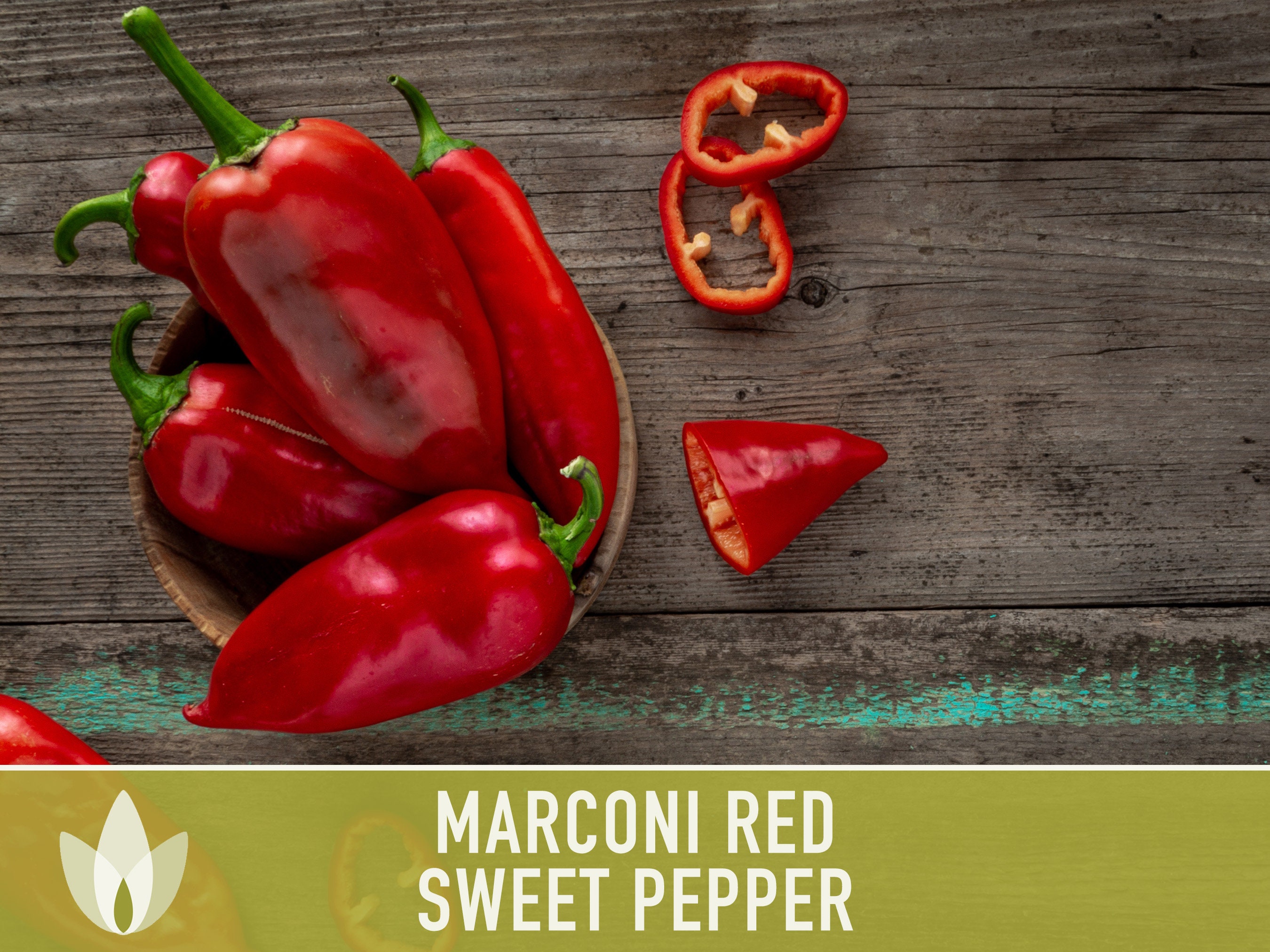 Marconi Red Sweet Pepper Heirloom Seeds - Etsy