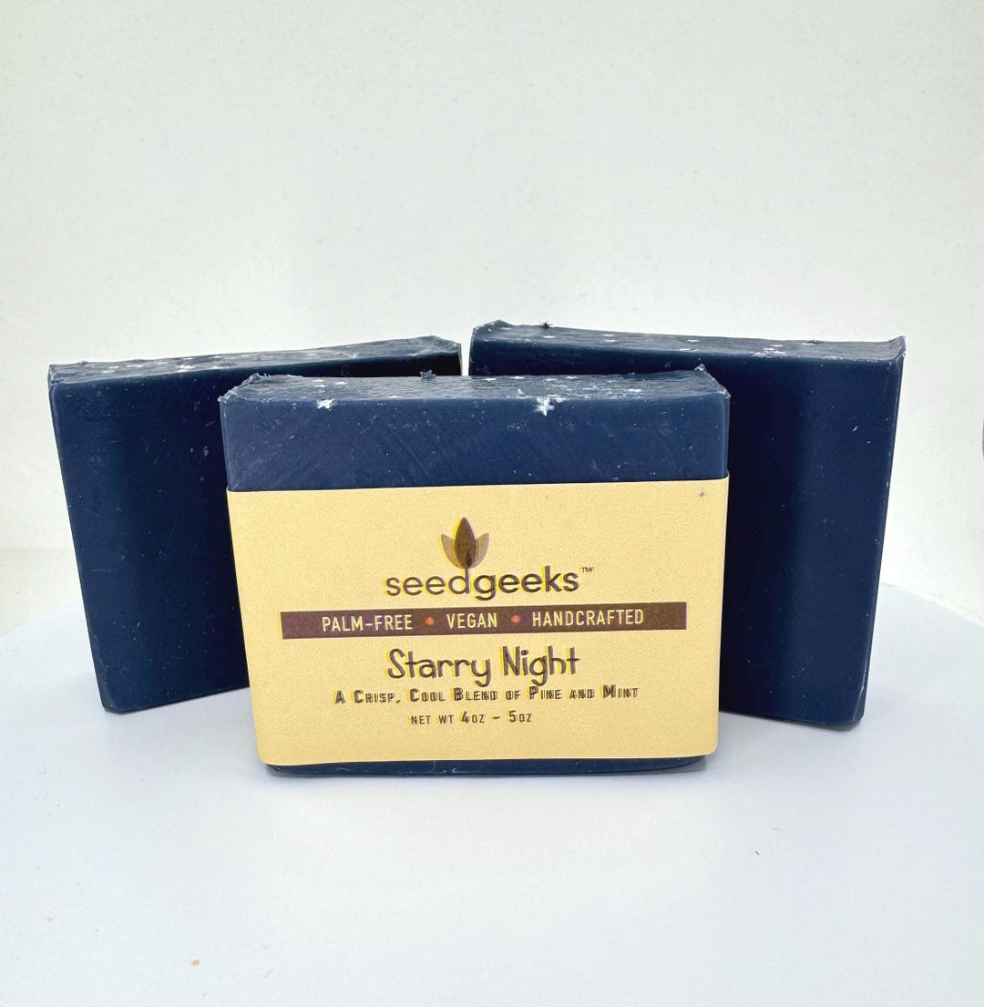 Starry Night Soap - Vegan Soap, Homemade Soap, Handmade Soap, Natural ...