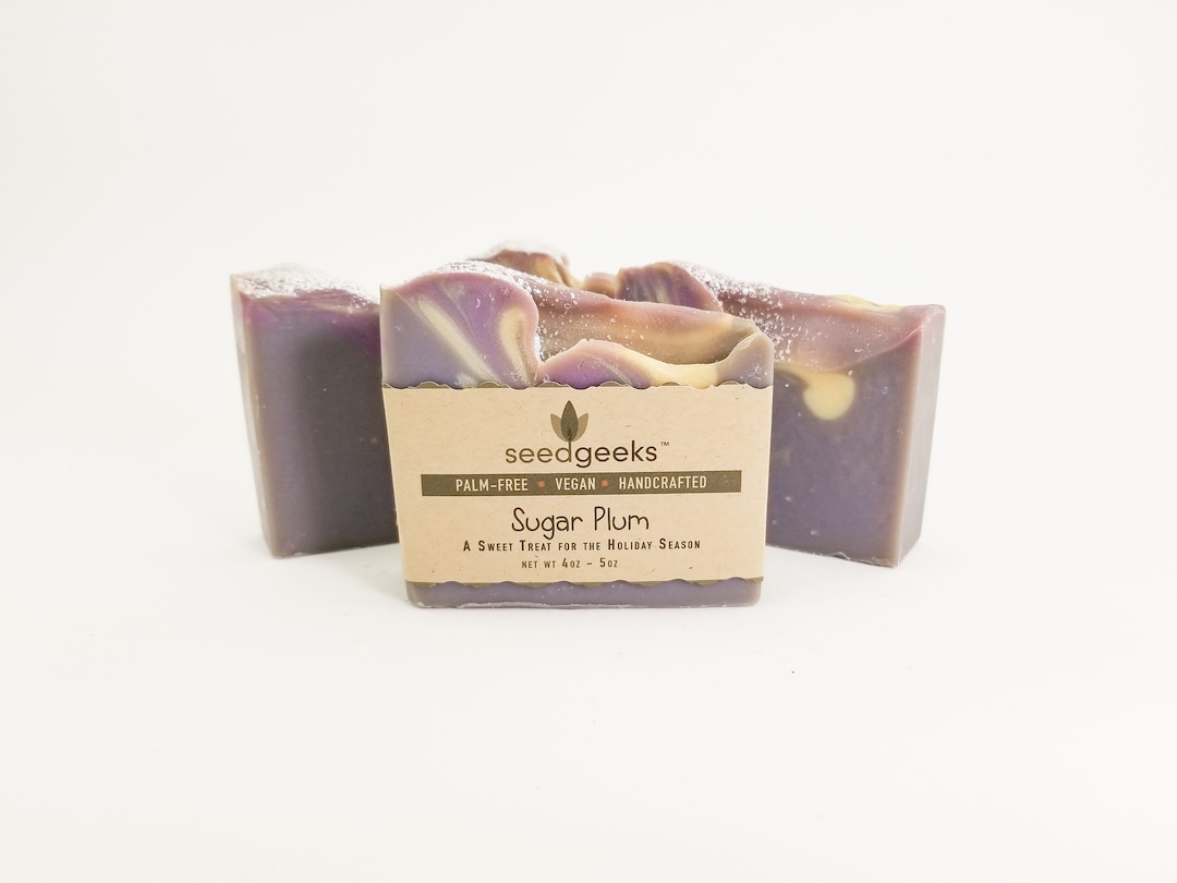 Sugar Plum Handcrafted Soap - Vegan Soap, Homemade Soap, Handmade Soap ...