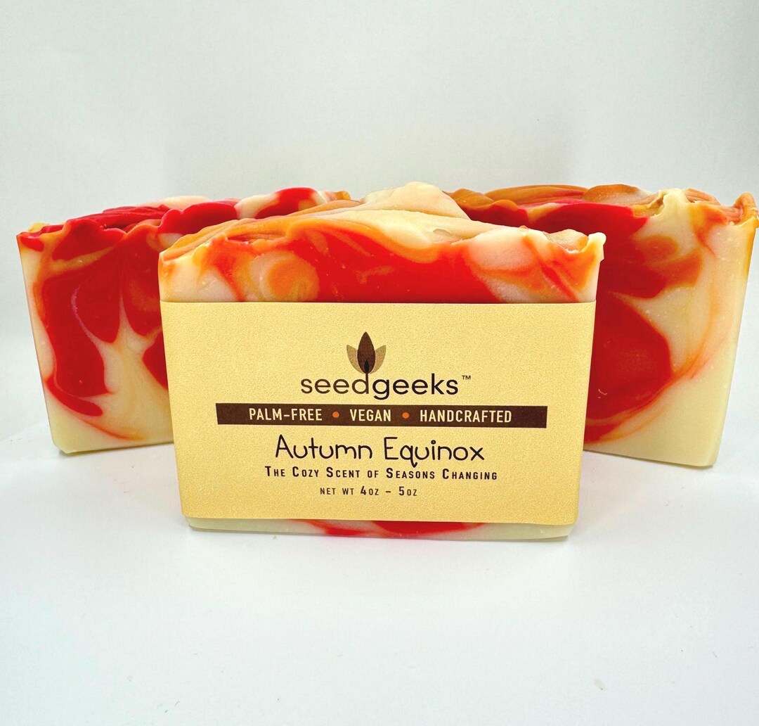 Autumn Equinox Soap - Vegan Soap, Homemade Soap, Handmade Soap, Natural Soap, Fall Soap, Weather ...