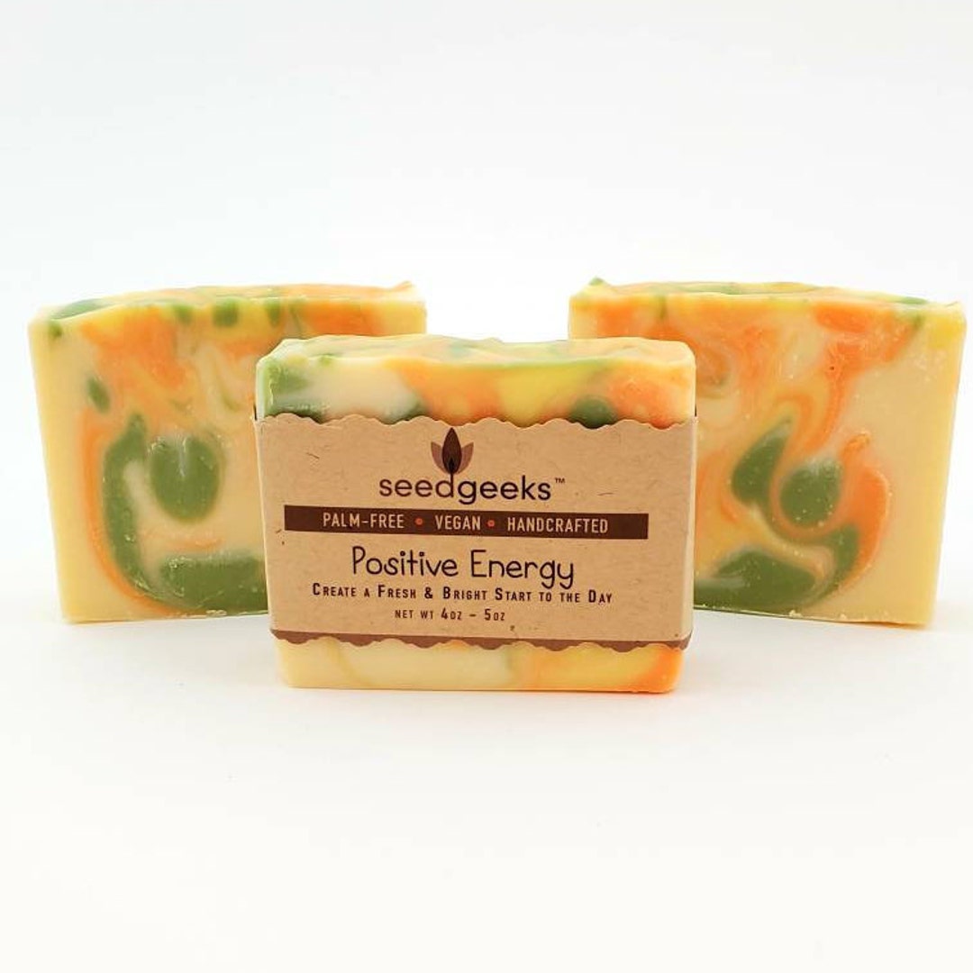 Positive Energy Soap - Vegan Soap, Homemade Soap, Handmade Soap, Citrus ...
