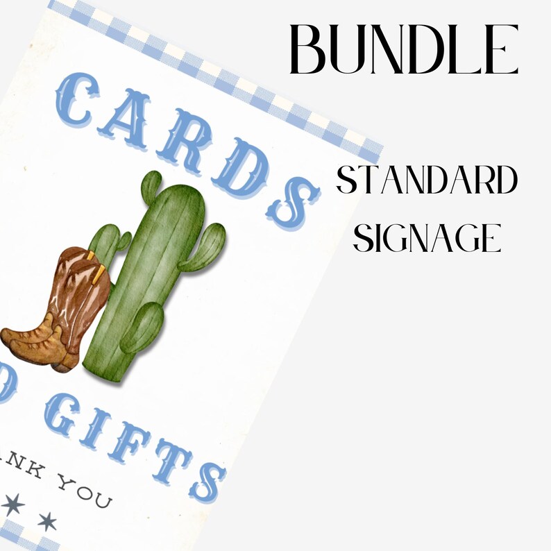 EDITABLE 1st Rodeo First Birthday Party BUNDLE I Cowboy Kids Western ...