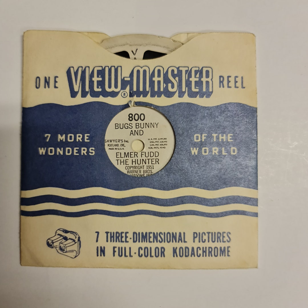 Vintage View-master Bugs Bunny and Elmer Fudd the Hunter 1951 800 for ...
