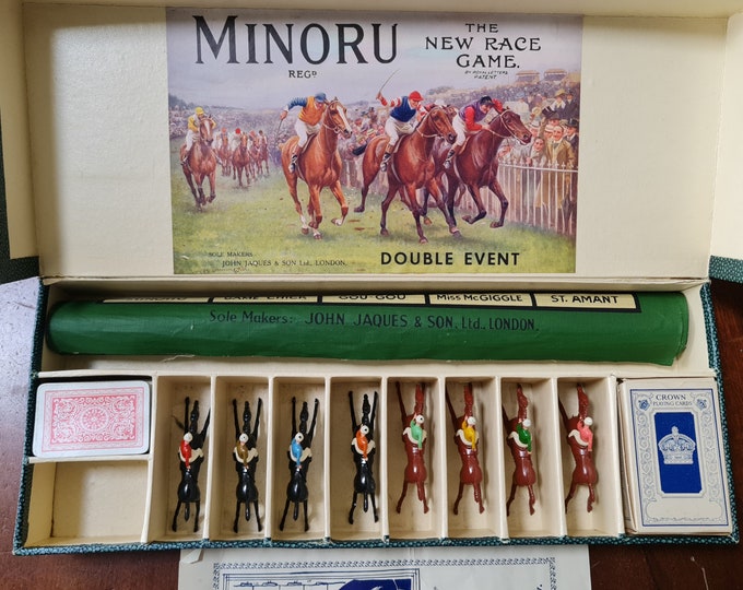 Vintage Minoru Double Event Horse Racing Game - the New Race Game by ...