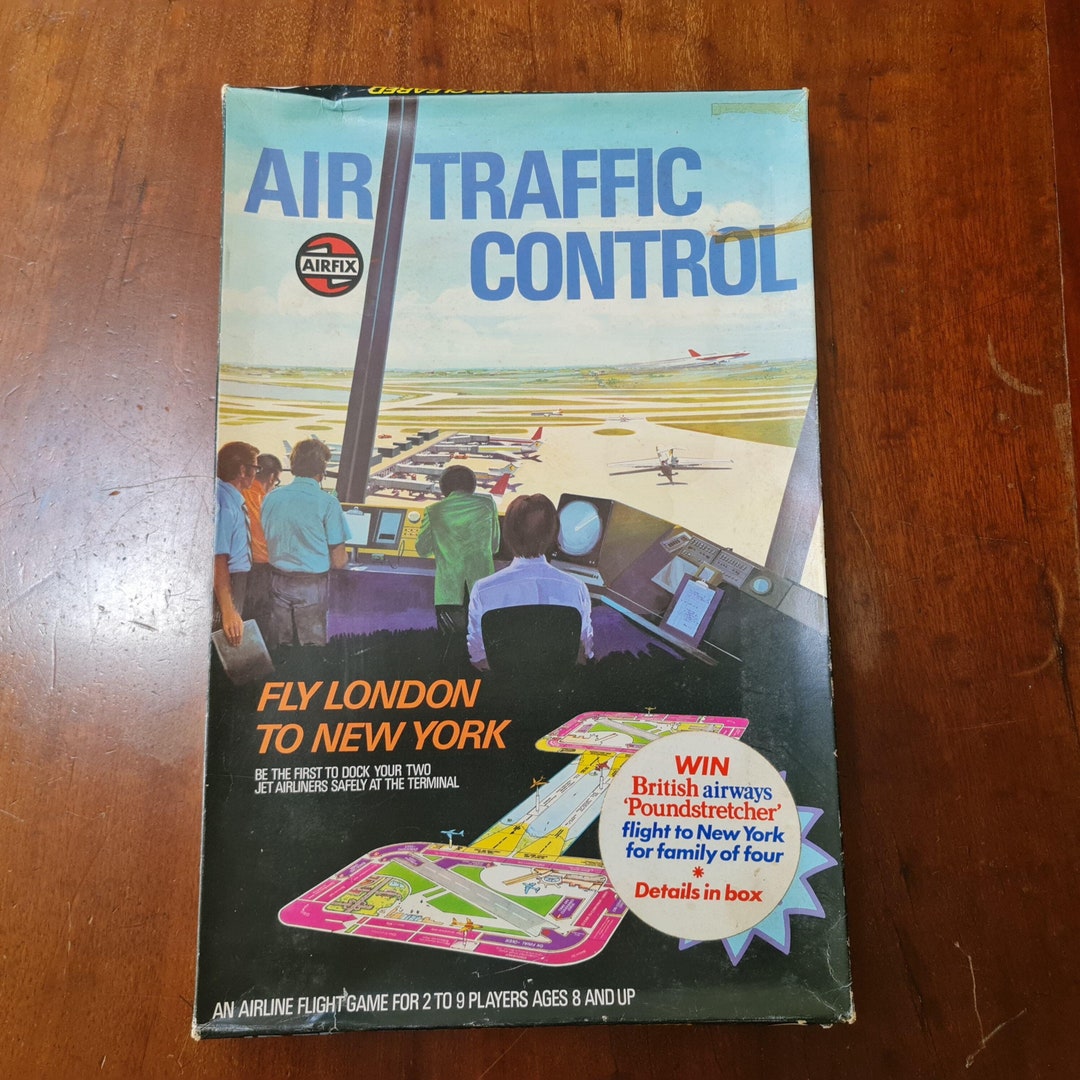 Vintage Airfix Air Traffic Control Board Game - 1975 - Aircraft ...