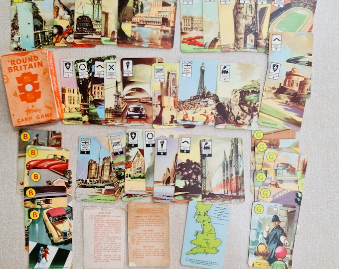 Vintage Round Britain - the Road Safety Card Game - Pepys Game ...