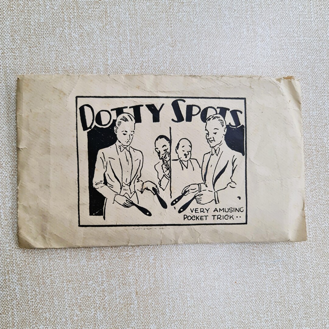 Vintage Dotty Spots Magic Trick - Classic Spotty Paddles Trick - Etsy