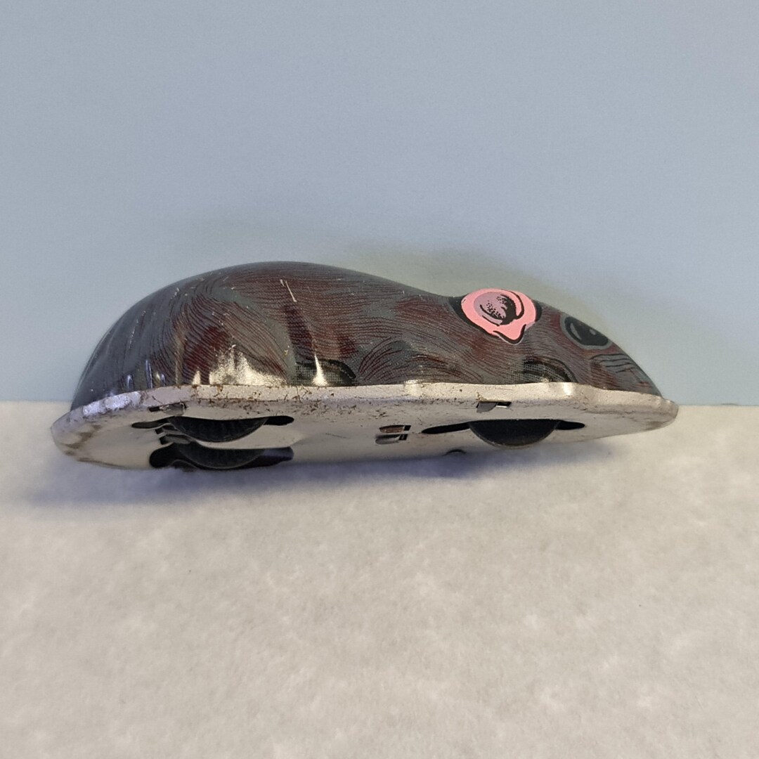 Vintage Tin Mouse Friction Toy - Made in Japan - S2 - Missing Tail - Etsy