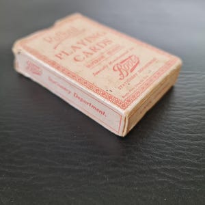 Vintage Rufford Boots Playing Cards - Red Backs - Pack of Cards ...