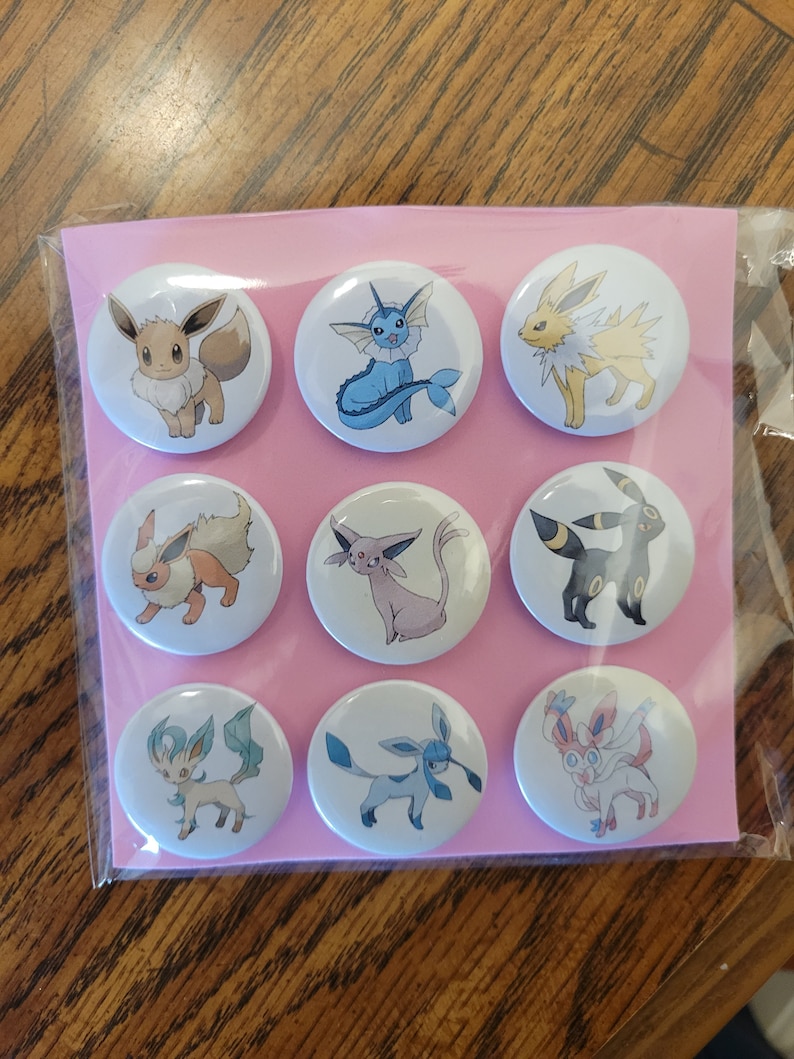 Eeveelutions Pin Set - Etsy