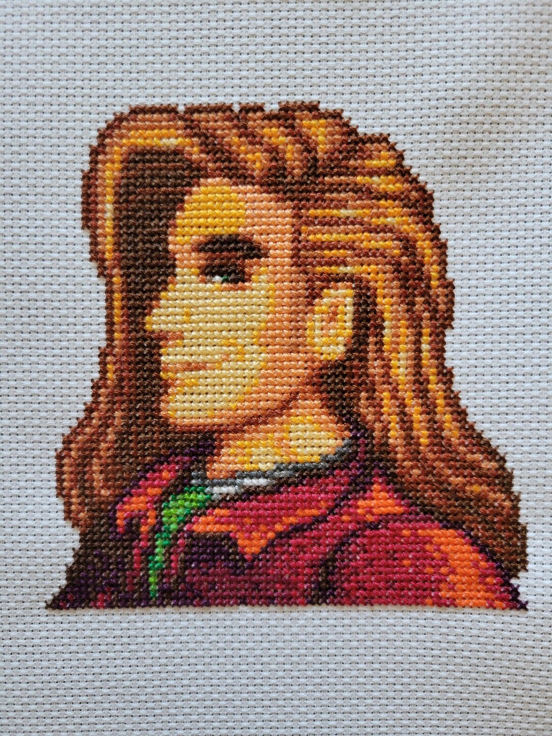Elliott Stardew Valley Cross Stitch Wall Art - Etsy