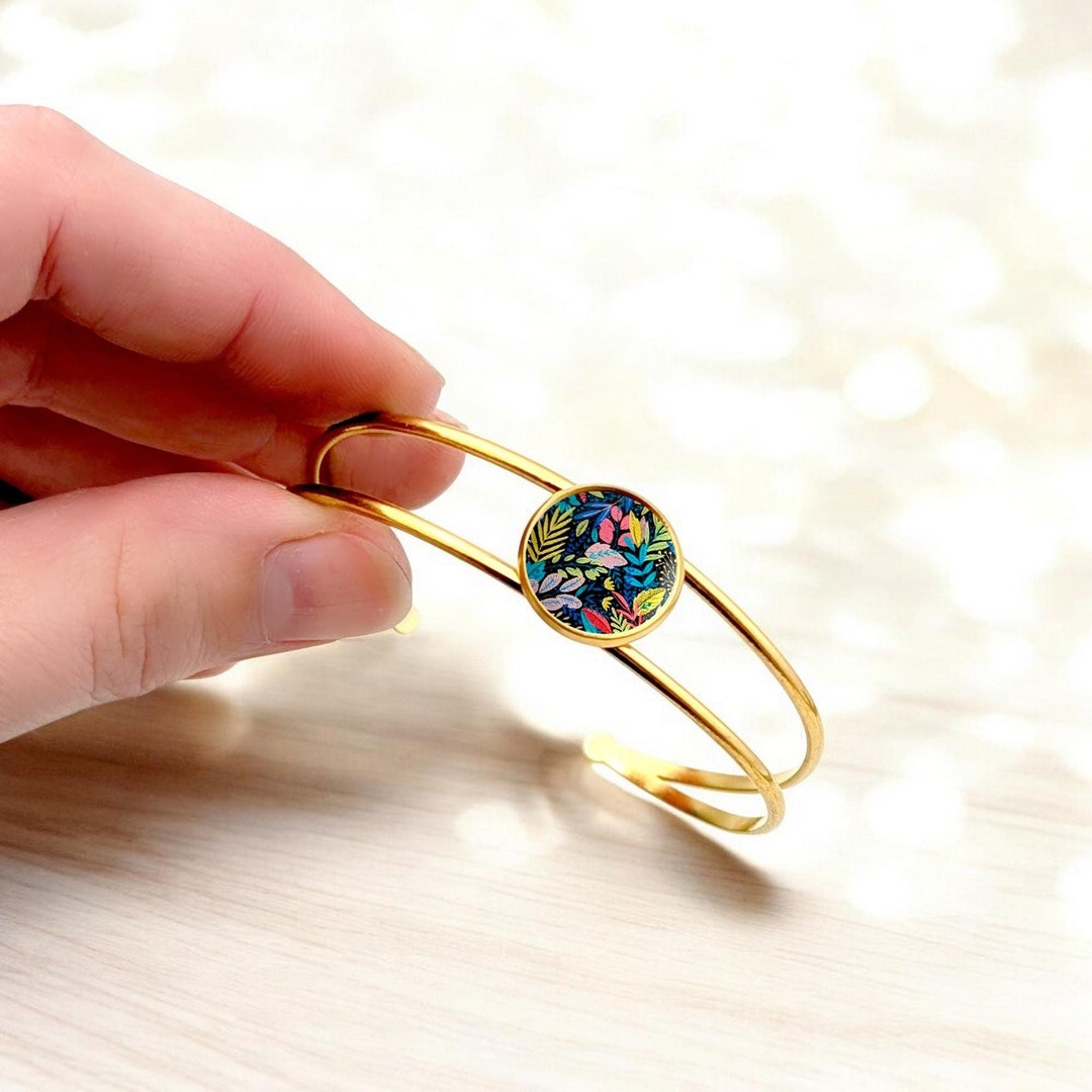 Colorful Fancy Bangle Bracelet for Women, Women's Bangle Bracelet ...