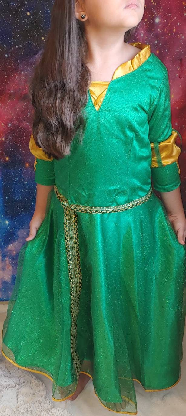 Merida Princess Costume/princess Disney Inspired/girls Dress ...