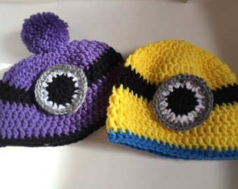 Evil minion hat | Etsy