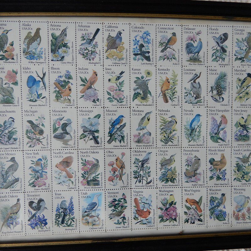 Vintage Bird Stamps - Etsy