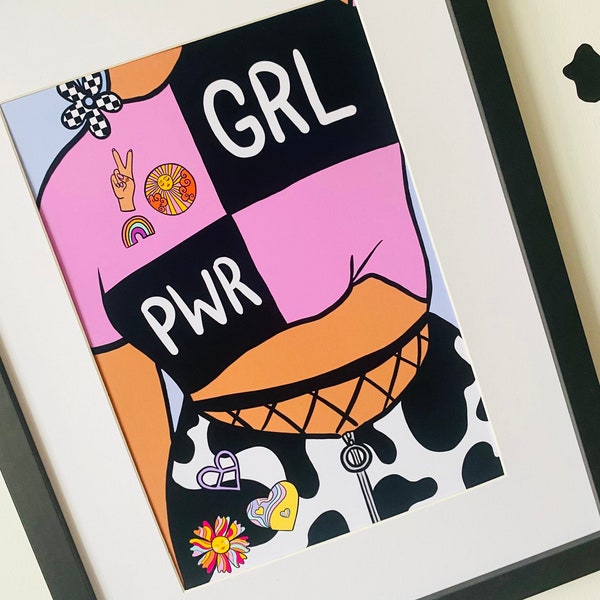 Riot Grrrl Art Print Etsy