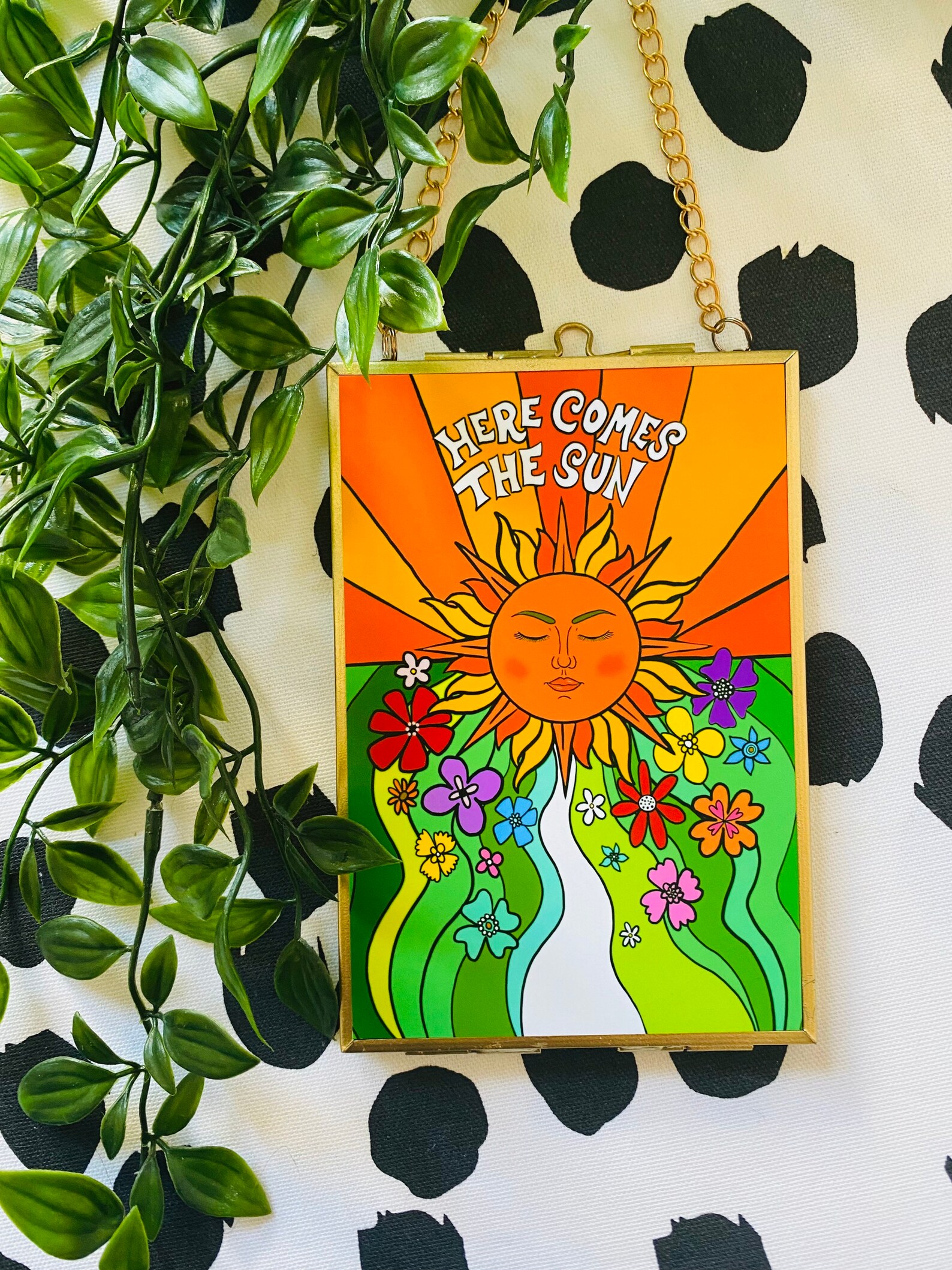 The Beatles Here Comes the Sun Art Print Retro Wall Art - Etsy
