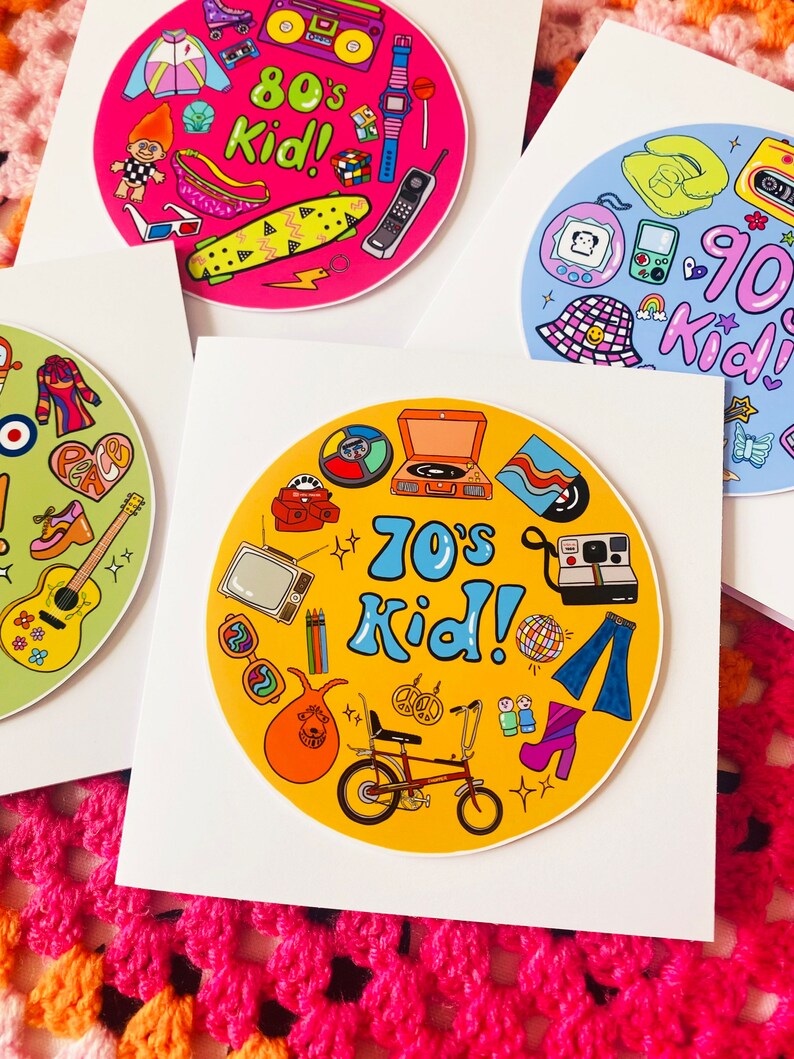 70's Kid Birthday Card, Born in the 70s Nostalgia, Born in the 1970s ...