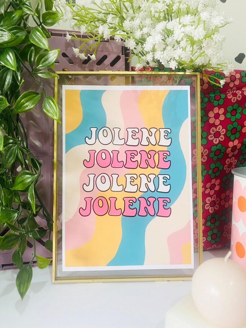 Dolly Parton Jolene Art Print, Jolene Lyrics Print, Music Wall Art ...