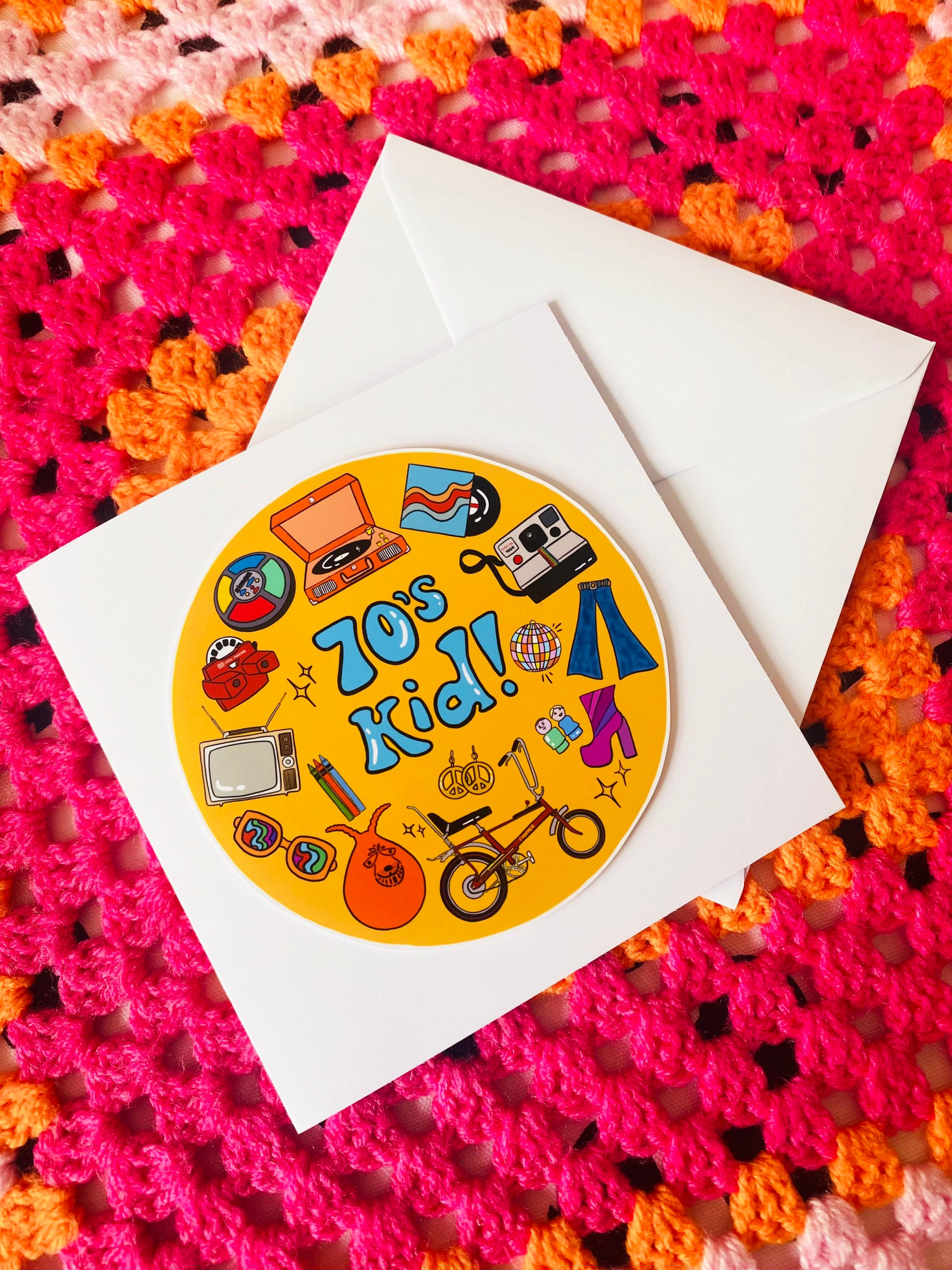 70's Kid Birthday Card, Born in the 70s Nostalgia, Born in the 1970s ...
