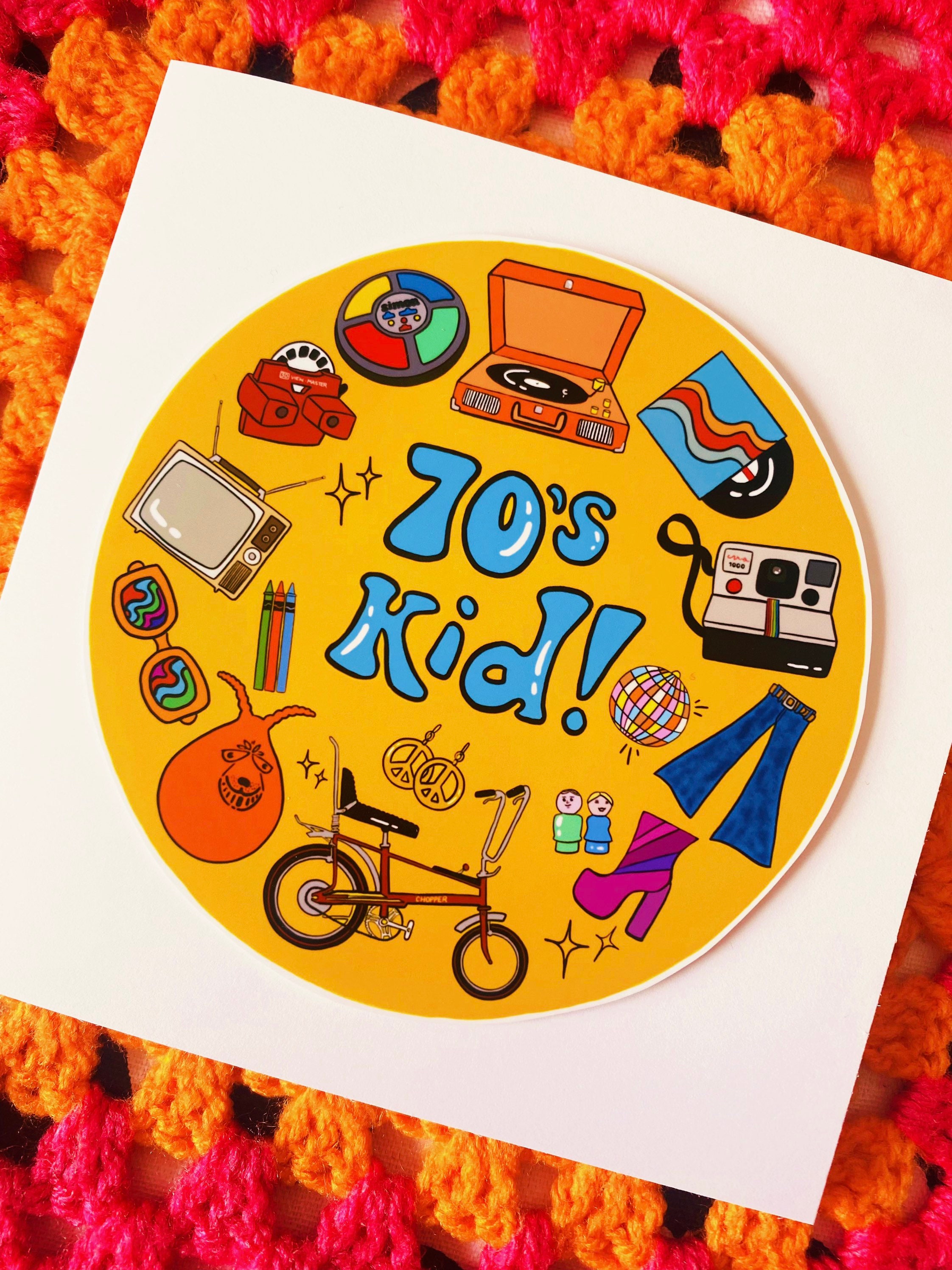 70's Kid Birthday Card, Born in the 70s Nostalgia, Born in the 1970s ...