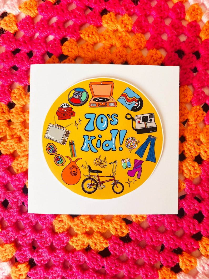 70's Kid Birthday Card, Born in the 70s Nostalgia, Born in the 1970s ...