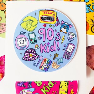 90's Kid Birthday Card, Born in the 90s Nostalgia, Retro Birthday Card ...