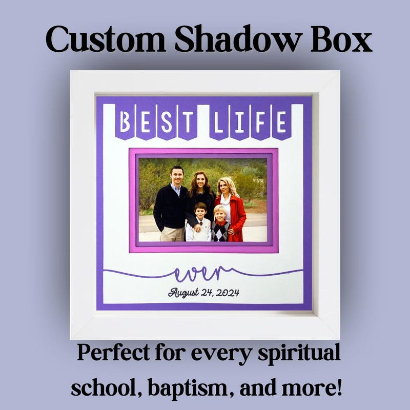 Baptism Shadow Box - Etsy