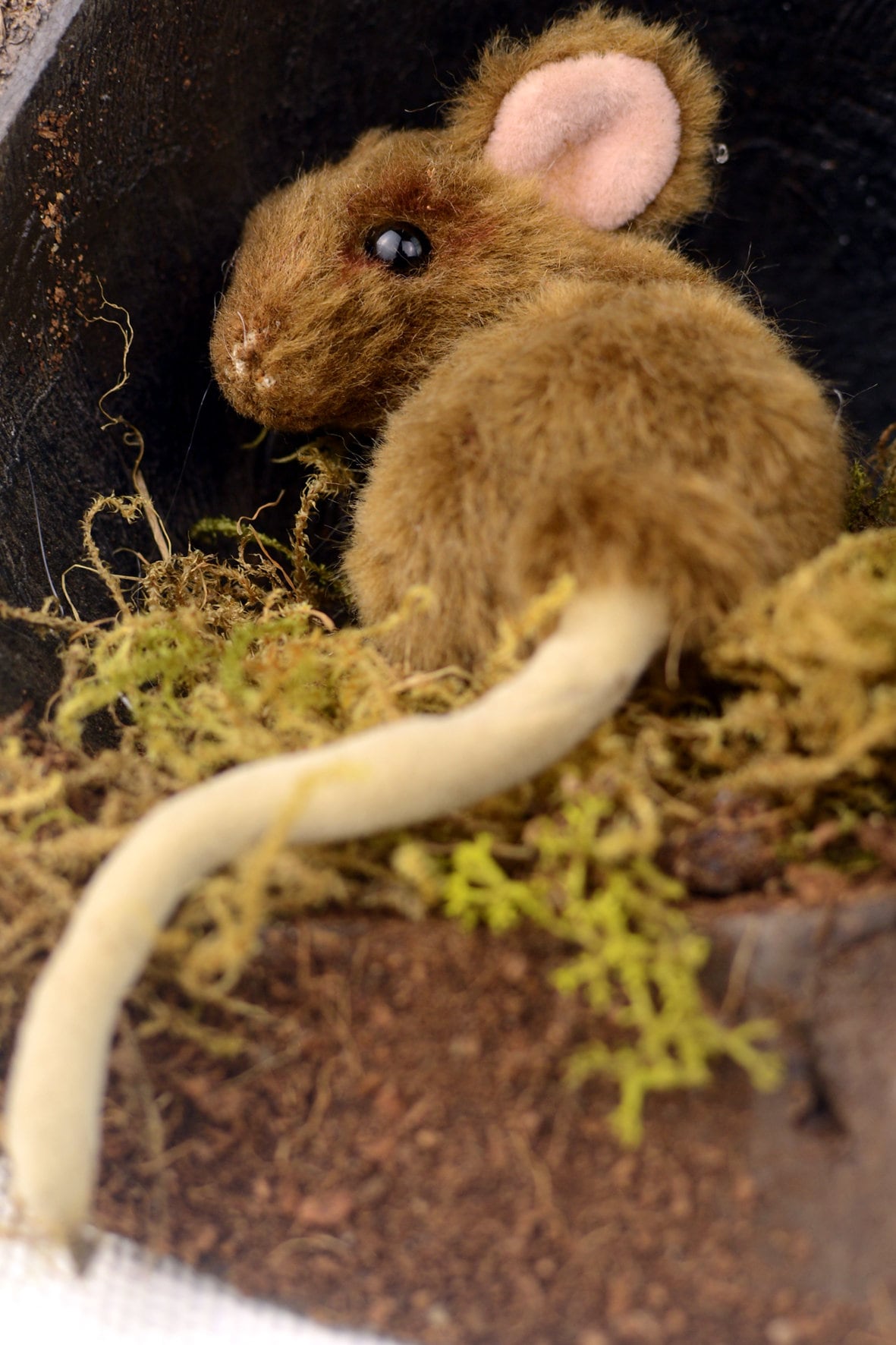 Ooak Artist Teddy Bear DROPJE & BOMMELS Tiny Mouse Mice in a Cave Art ...