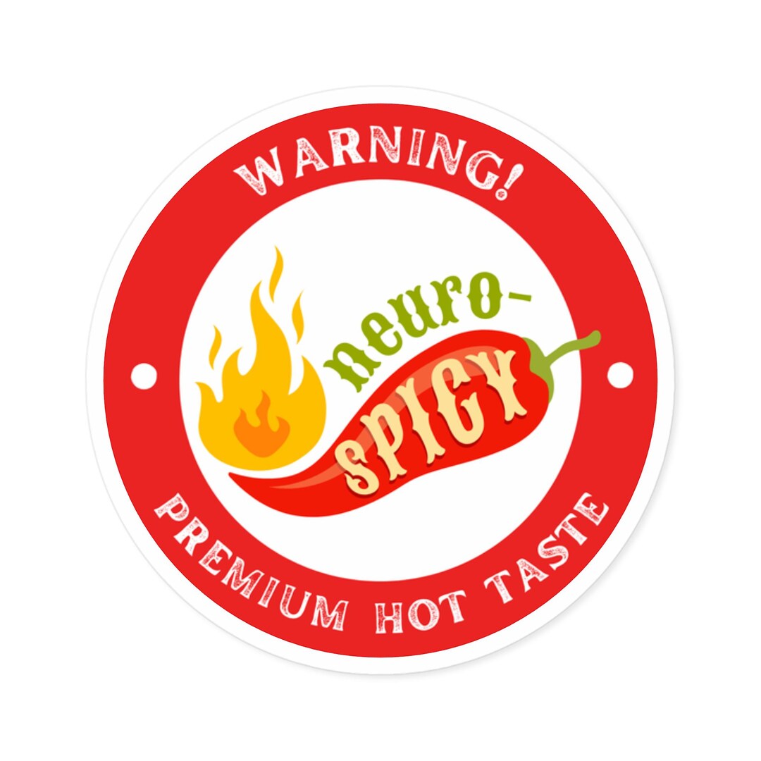 Neurodiversity Humor Sticker Round - Etsy