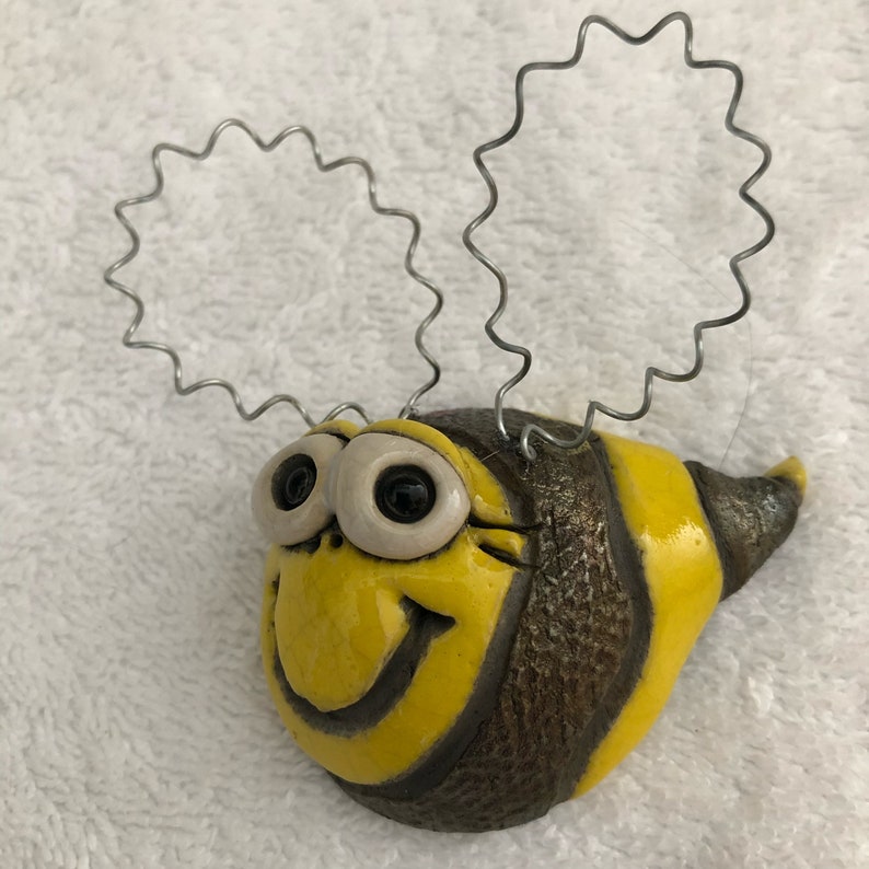 Whimsical Happy Bee Family Raku - Etsy