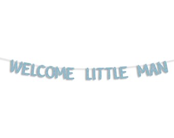 Little Man Garland Little Man Banner Little Man Decorations - Etsy
