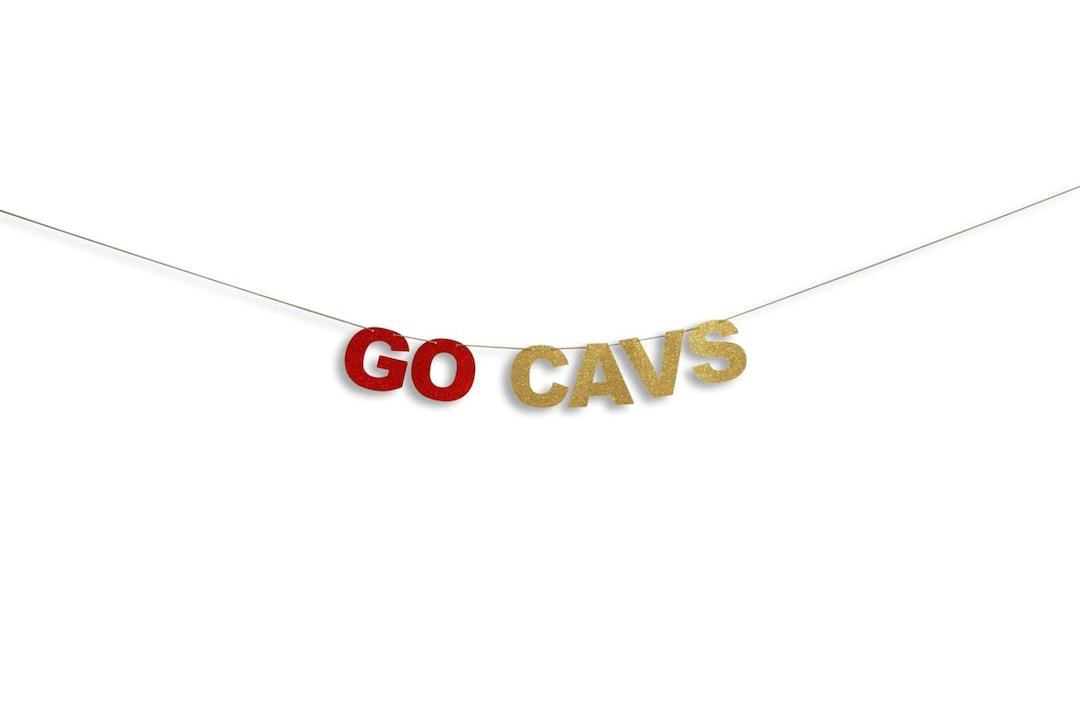 Cleveland Cavaliers go Cavs Banner Cleveland Cavs - Etsy