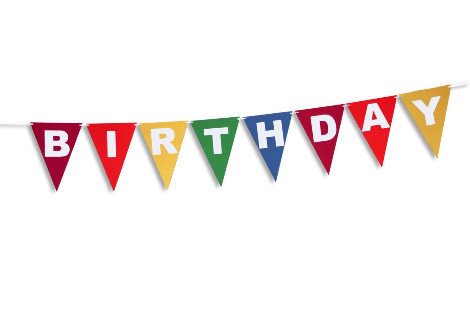 HAPPY BIRTHDAY Flag Banner Happy Birthday Flag Garland - Etsy Singapore