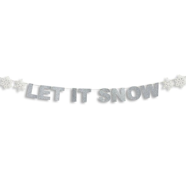 Let It Snow Banner - Etsy