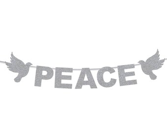 Peace Banner | Etsy