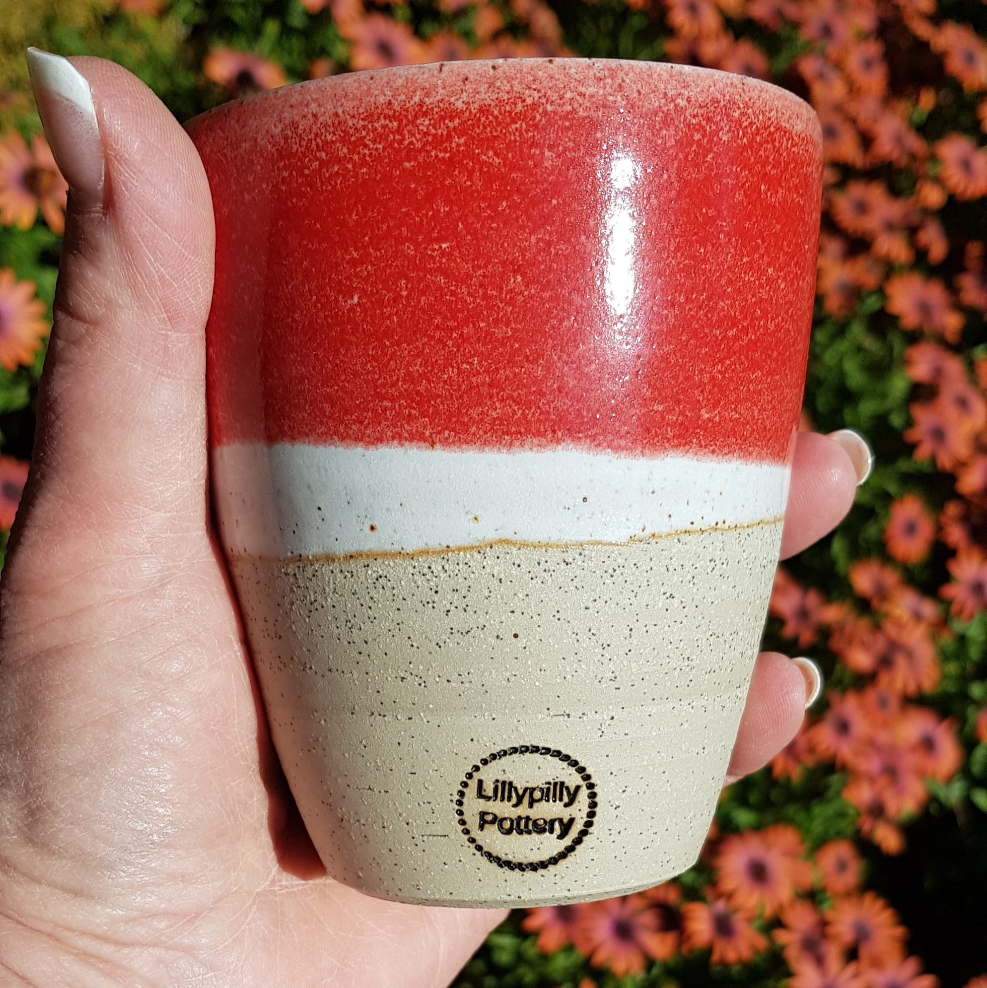 Handmade Ceramic Keep Cup/Tumbler - Spring - made in melbourne - gifts ...