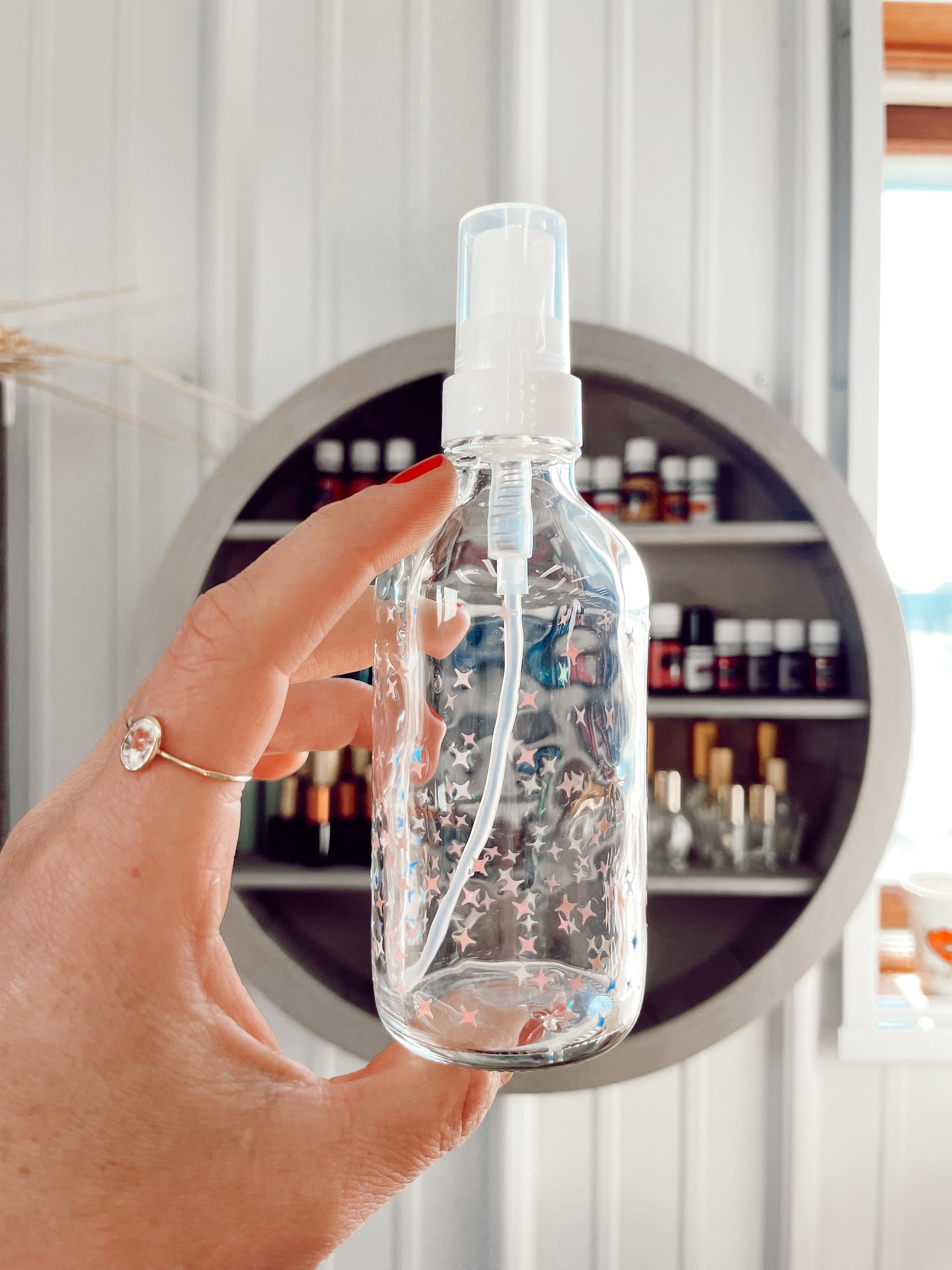 SPARKLE SPRAY BOTTLE 4oz Mermaid Spray Pink Star Spray | Etsy