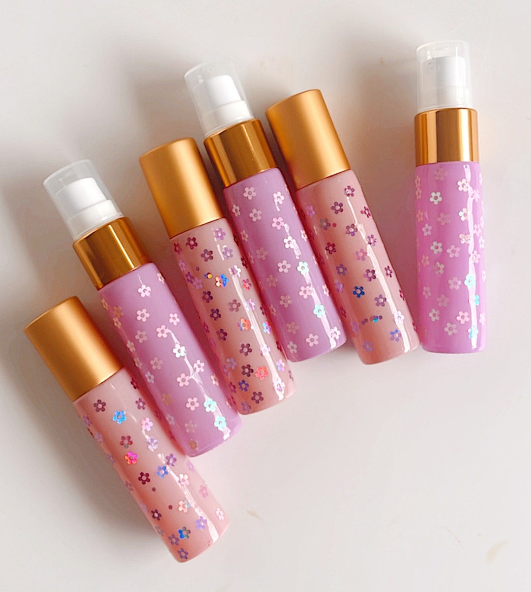 SPRING SET 10ml Glitter Roller Bottle AND 10ml Glitter Spray Bottle ...