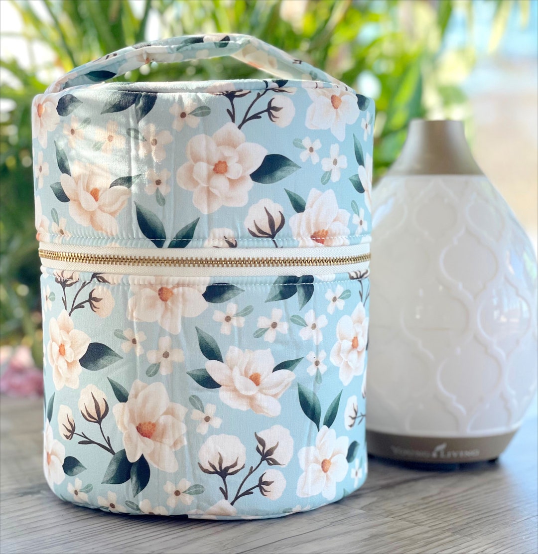 Blue Blossoms Essential Oil Diffuser Case || Diffuser Bag for Travel ...
